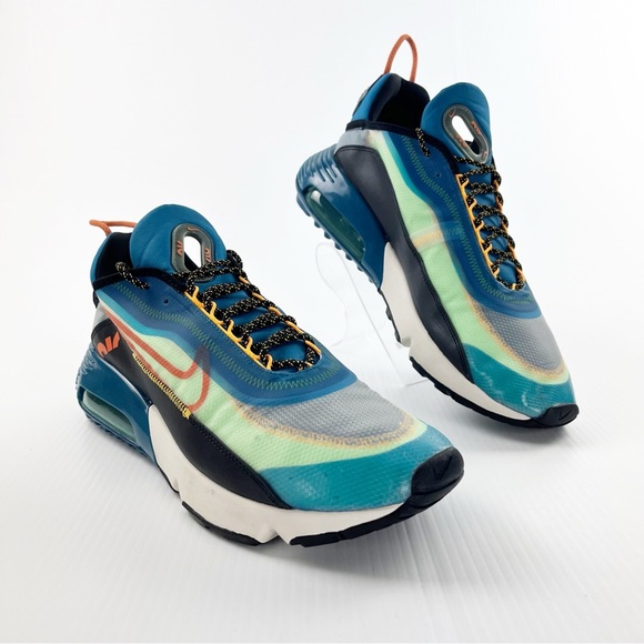 Nike | Shoes | Nike Air Max 290 Green Abyss Athletic Running Sneakers ...